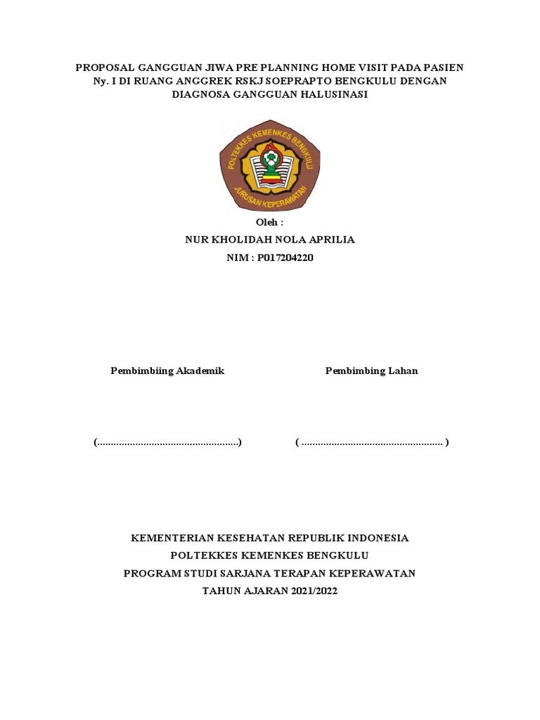 Proposal Home Visit | PDF | Pengembangan Diri | Kesehatan Holistik