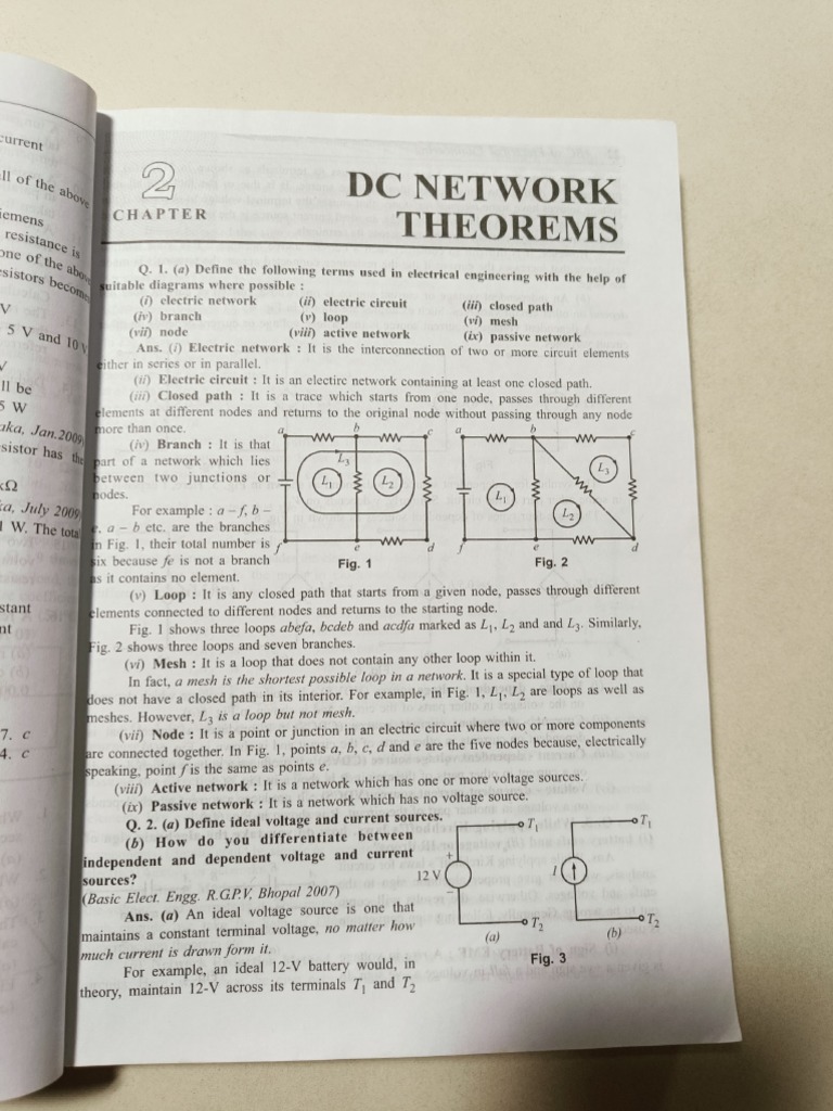 DC Network Theorem | PDF | Electrical Network | Voltage