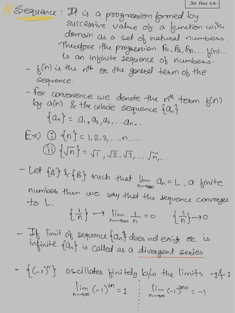 Maths Unit-I Infinite Series | PDF