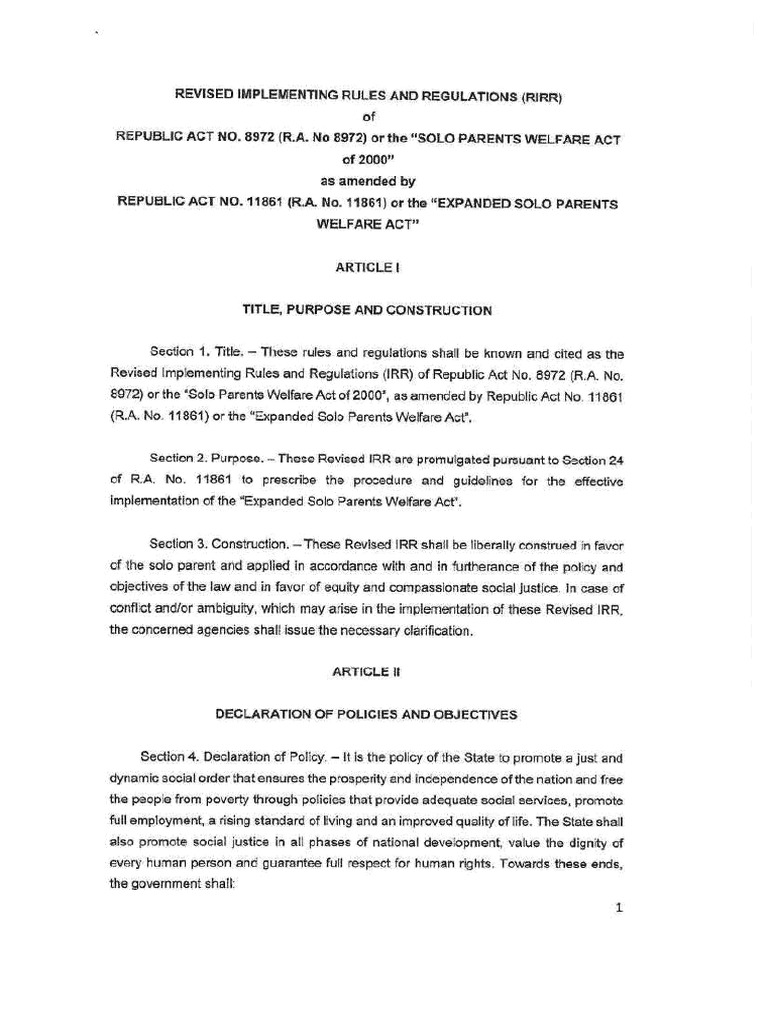 Irr Ra 11861 FRM | PDF