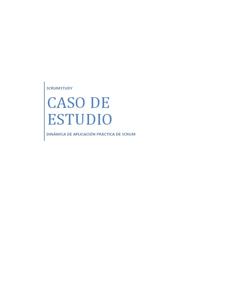 SMC Case Study Student (Spanish) | PDF | Scrum (desarrollo de software) | Sitios web