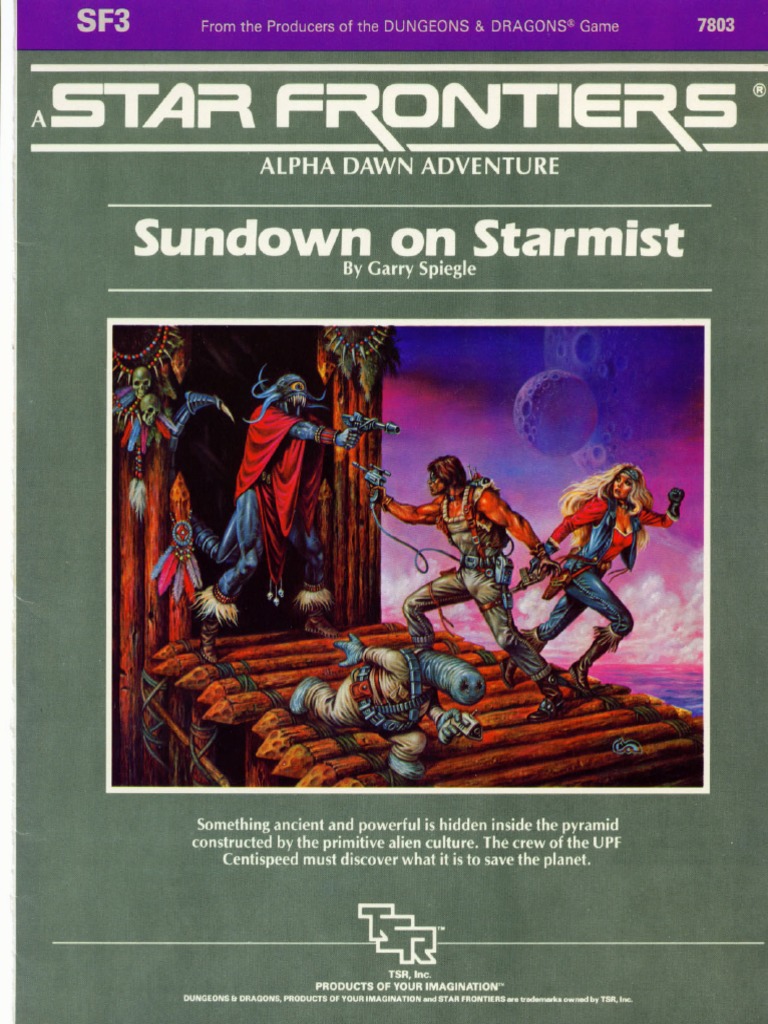 Star Frontiers - SF3 - Sundown On Starmist | PDF