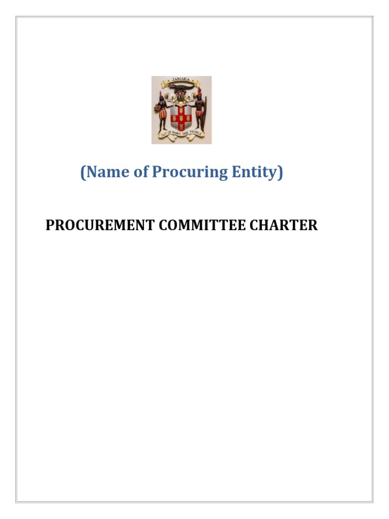Procurement Committee Charter Overview | PDF | Committee | Regulatory ...