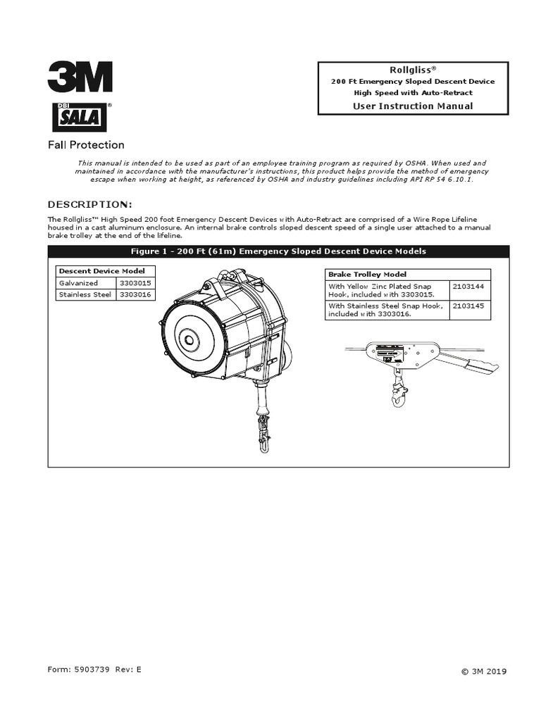 Derrick Escape Descender - Instruction Manual | PDF | Legal Remedy ...