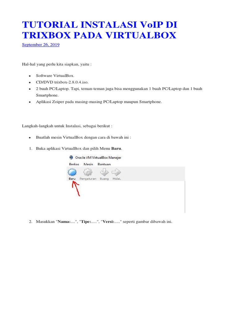 Instalasi VoIP Trixbox di VirtualBox | PDF | Komputer | Game & Aktivitas
