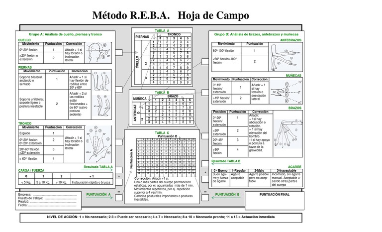 Metodo Reba Hoja Campo