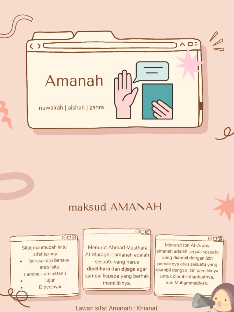 Sifat Amanah | PDF