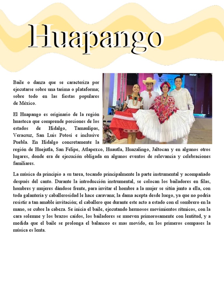 Huapango | PDF | Bailes | Las artes escénicas