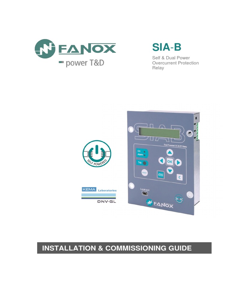 EN FANOXTD GUIDE SIA OCEFSecondaryDist SIAB000B0010AA R03 | PDF | Menu (Computing) | Relay