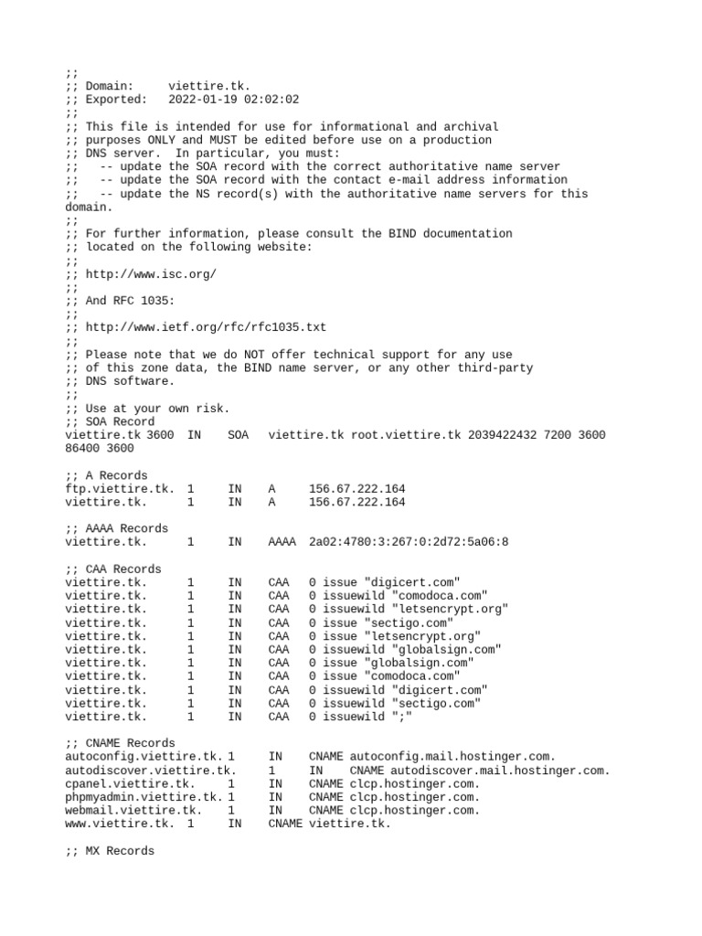 Viettire TK | PDF | Domain Name System | Networking Standards