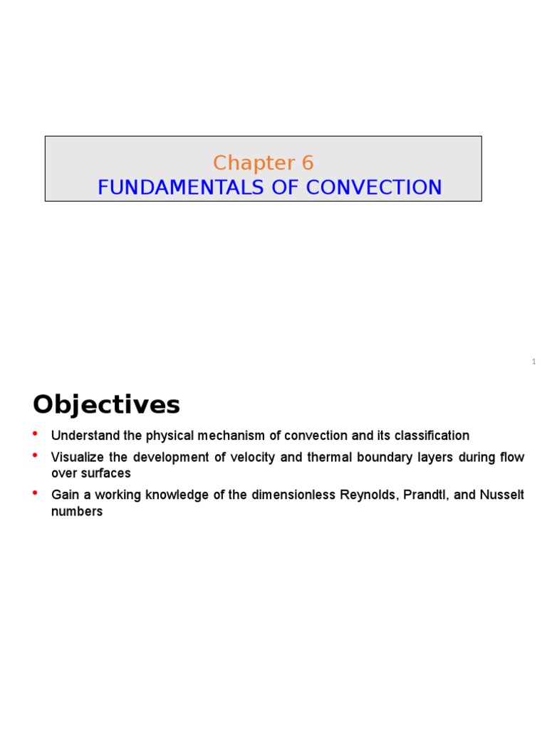 Chapter - 6 - FUNDAMENTALS OF CONVECTION | PDF | Fluid Dynamics | Boundary Layer