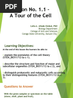 Cell Theory: Lesson 1.1 | PDF | Cell (Biology) | Organisms