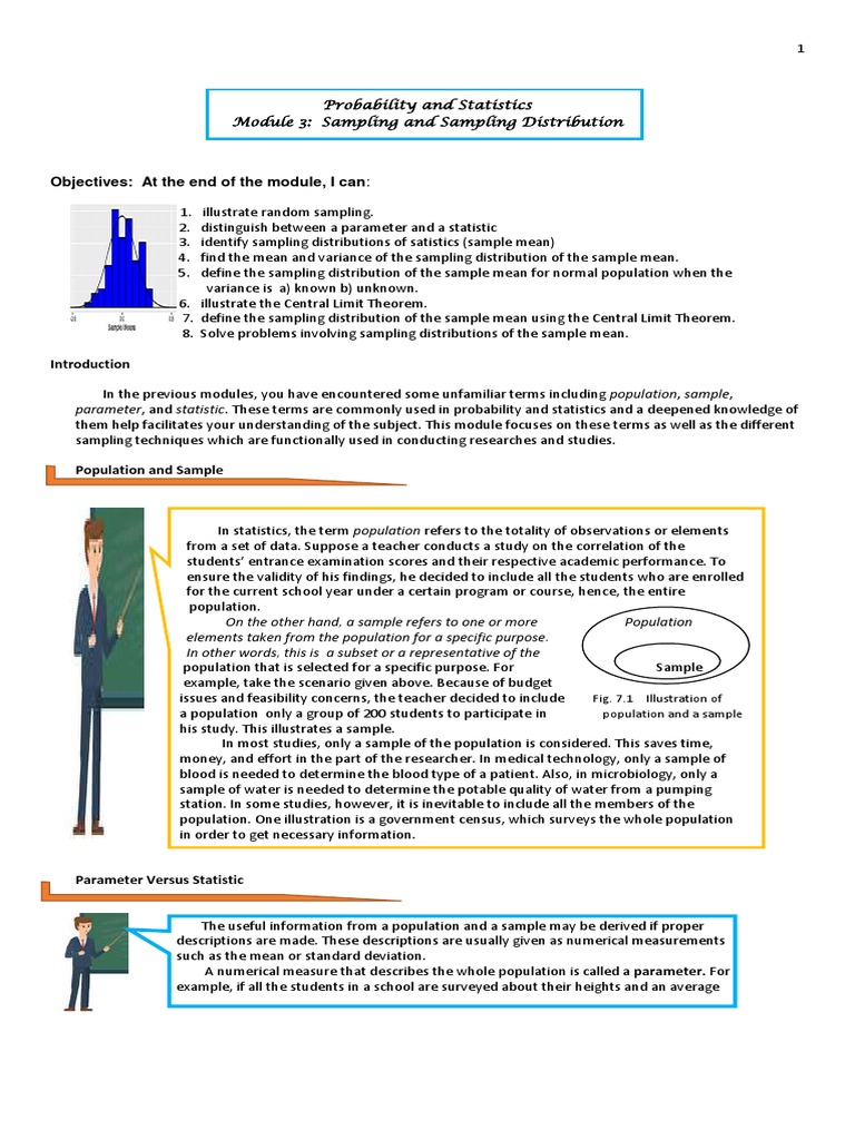 STAT Stage Final Module 3 LECTURE | PDF | Normal Distribution | Standard Error