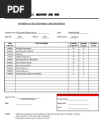 Stationery Request Form Template | PDF