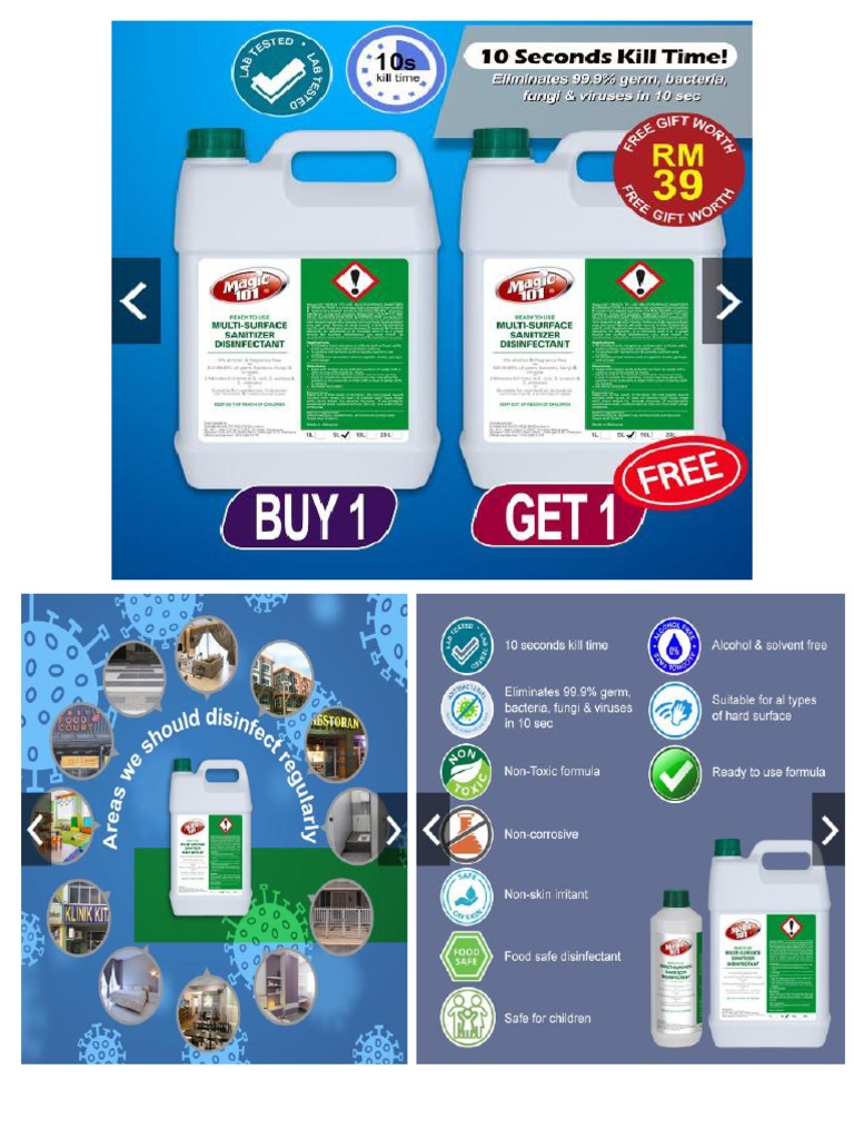 Disinfectant Solution | PDF