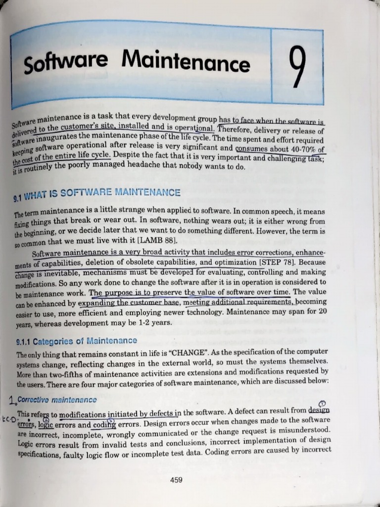 Software Maintenance Categories Explained | PDF | Systems Theory ...