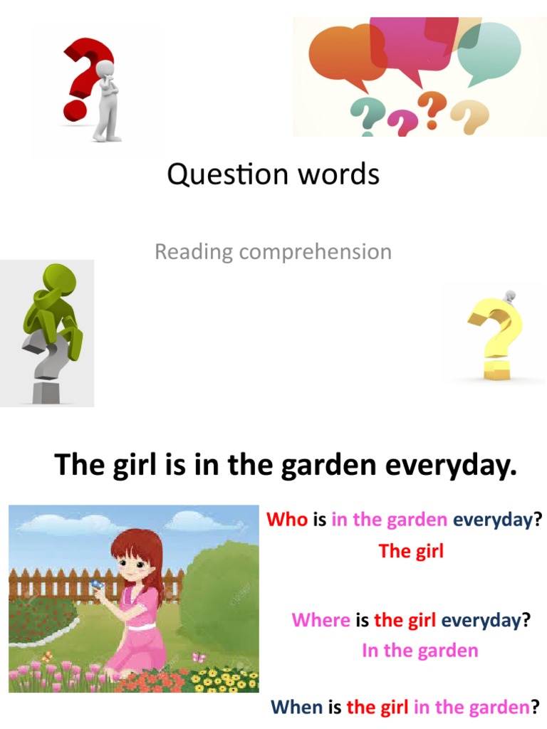 Question Words - Practice | PDF