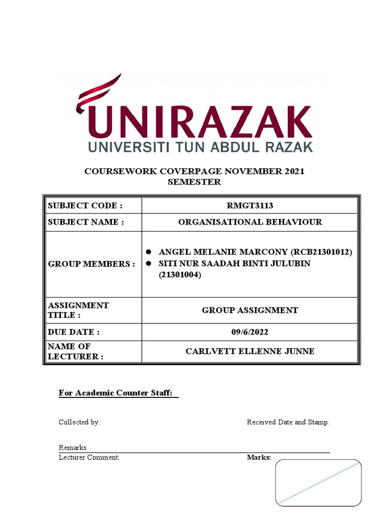Group Assignment Report | PDF