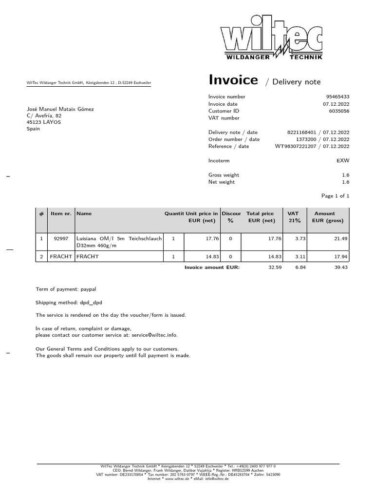 Invoice and Client Information | PDF | Sales | Invoice
