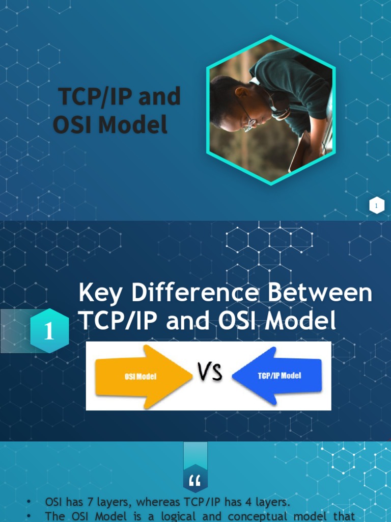 Tcpip And Osi Model Pdf Osi Model Internet Protocol Suite 