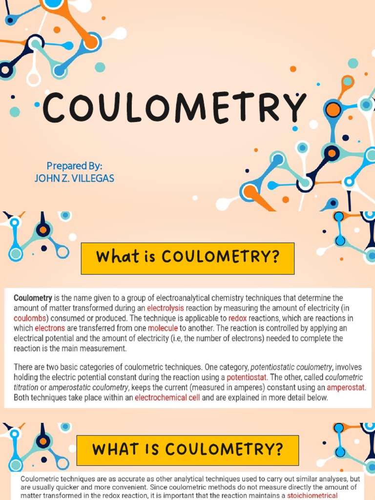 COULOMETRY | PDF | Science & Mathematics