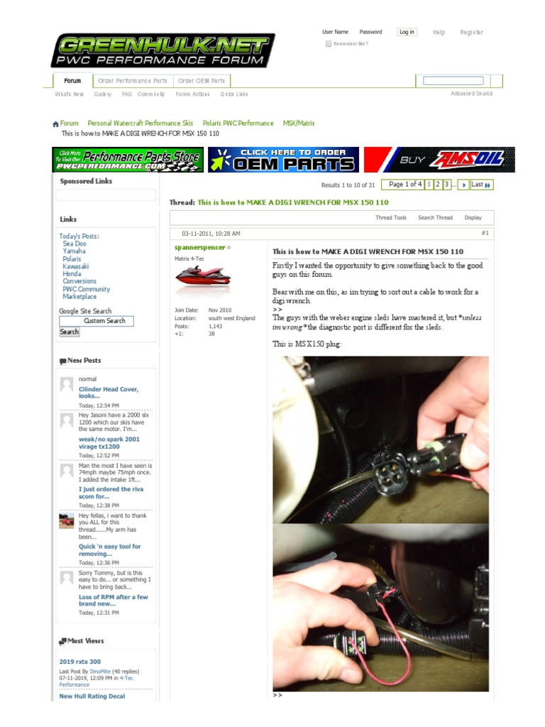 This Is How To MAKE A DIGI WRENCH FOR MSX 150 110 | Download Free PDF | Electrical Connector ...