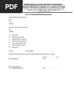 Surat Keterangan Lupa Absen PNS | PDF