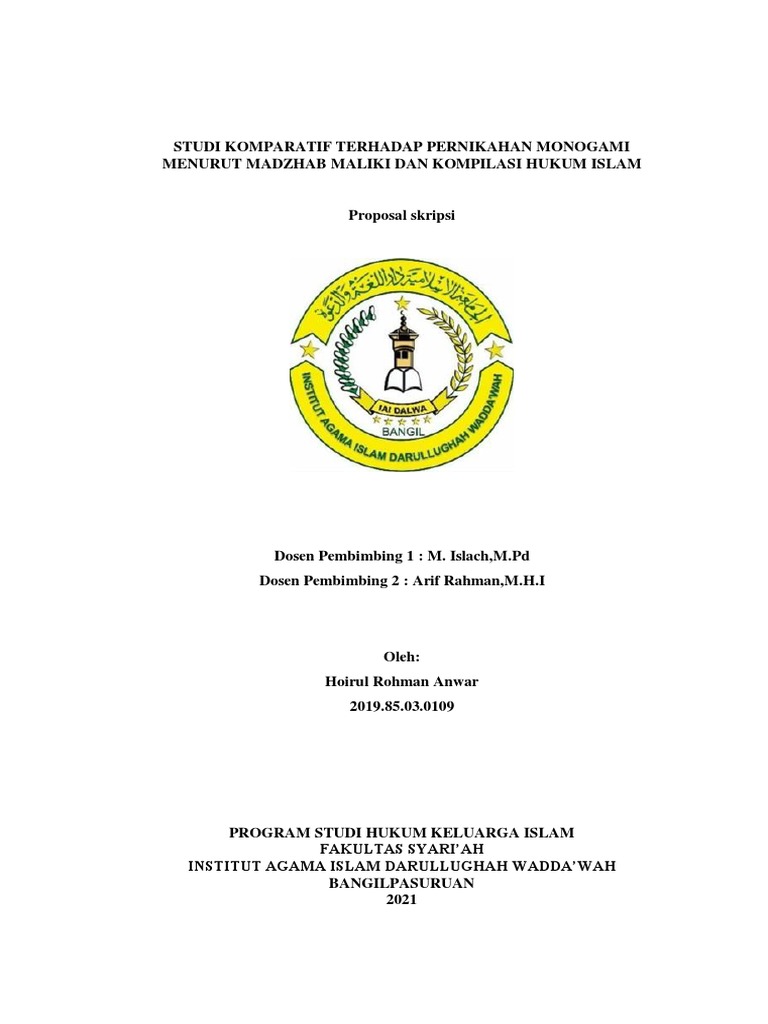 Antonym Monogami dalam Hukum Islam | PDF | Filsafat | Sains & Matematika