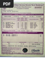 Plus Two Certificate | PDF