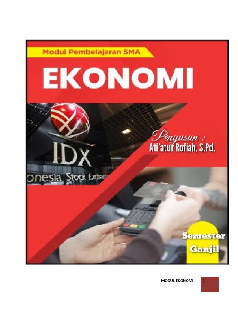 Modul Ekonomi SMT Ganjil | PDF