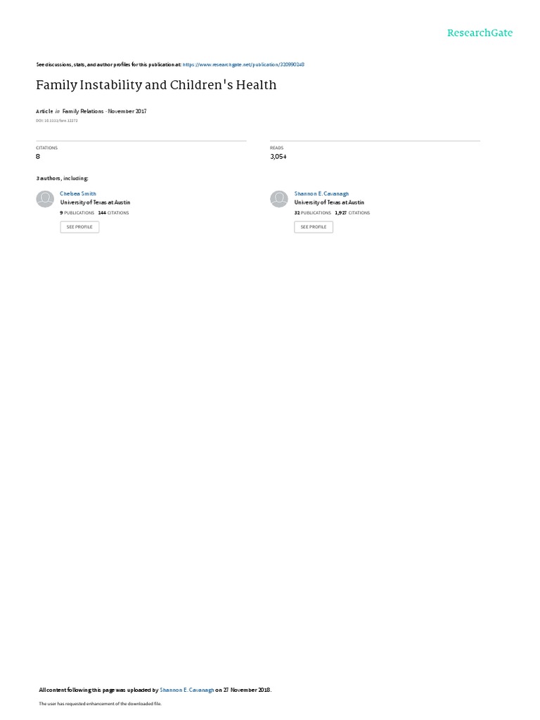 Fare 12272 | PDF | Family | Adolescence