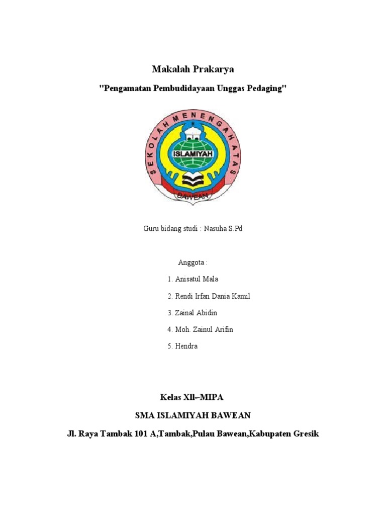 Makalah Prakarya | PDF
