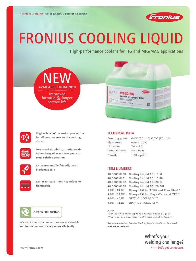 PW FS Cooling Liquid EN | PDF | Coolant | Liquids