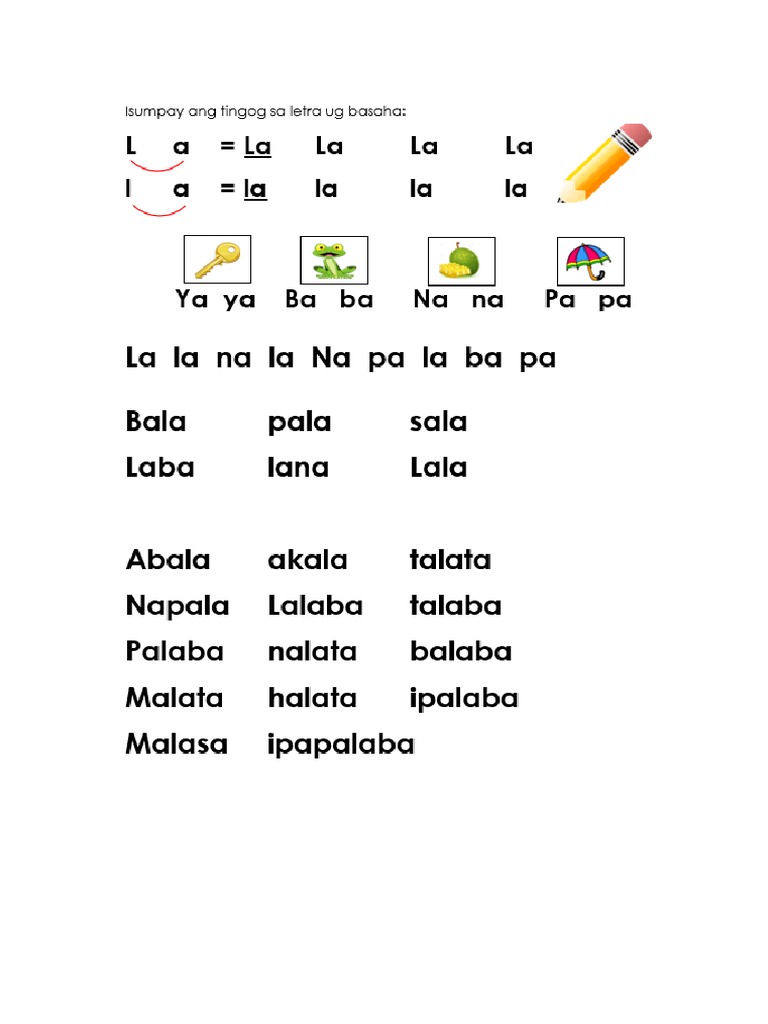 Basahon - La Ga Ha | PDF