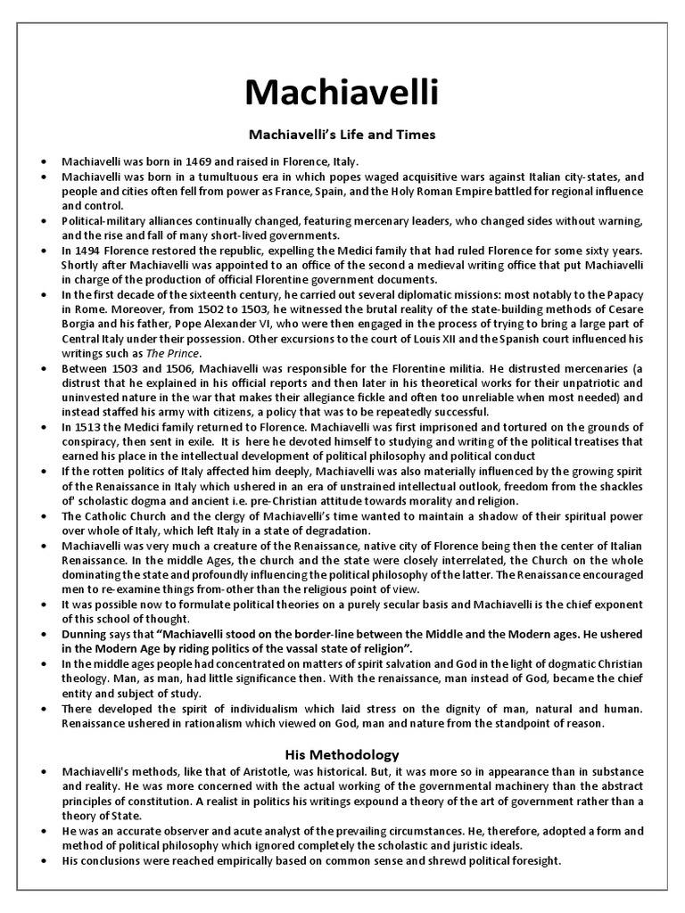 Machiavelli 1657511978700 | PDF | Niccolò Machiavelli | The Prince
