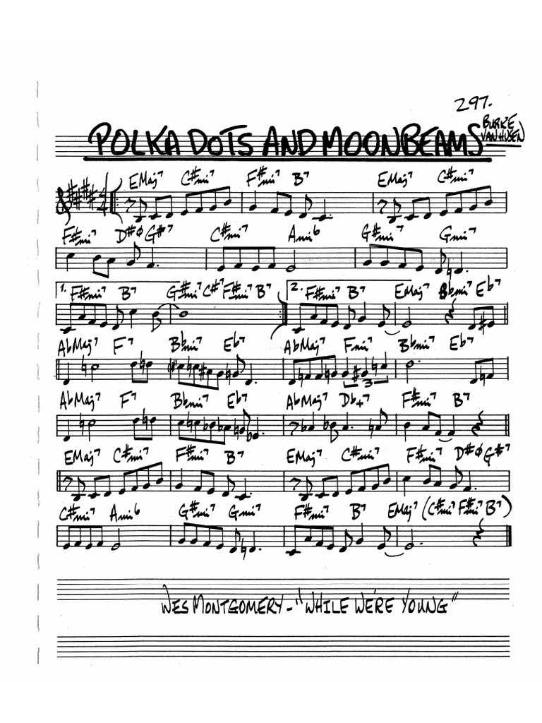 Polka Dots and Moonbeams Eb | PDF