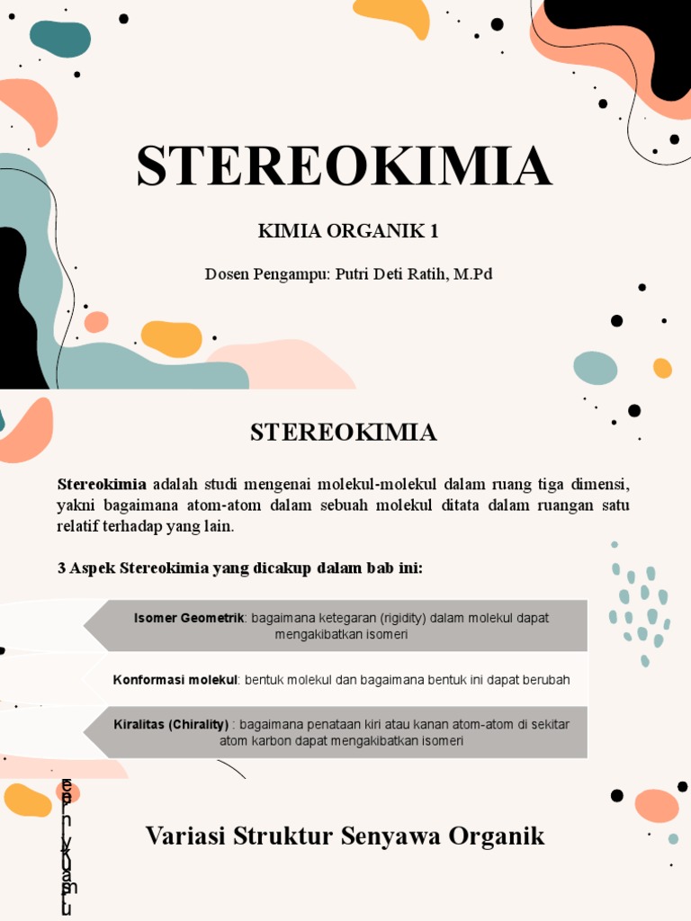 Ko1 Stereokimia | PDF