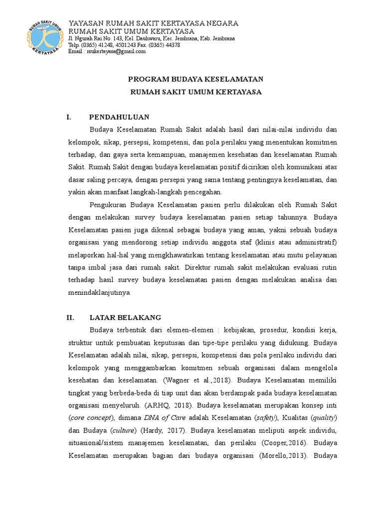 Program Budaya Keselamatan | PDF