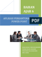 Fungsi Menu Animasi di PowerPoint | PDF