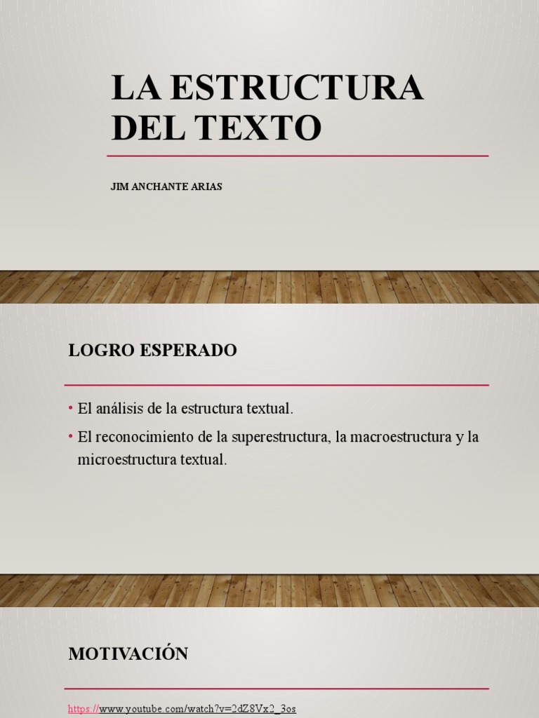 La Estructura Del Texto | PDF | Ciencias sociales