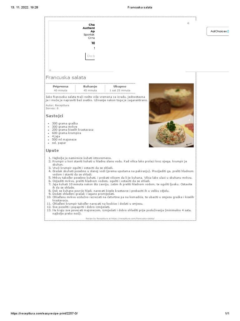 Francuska Salata | PDF