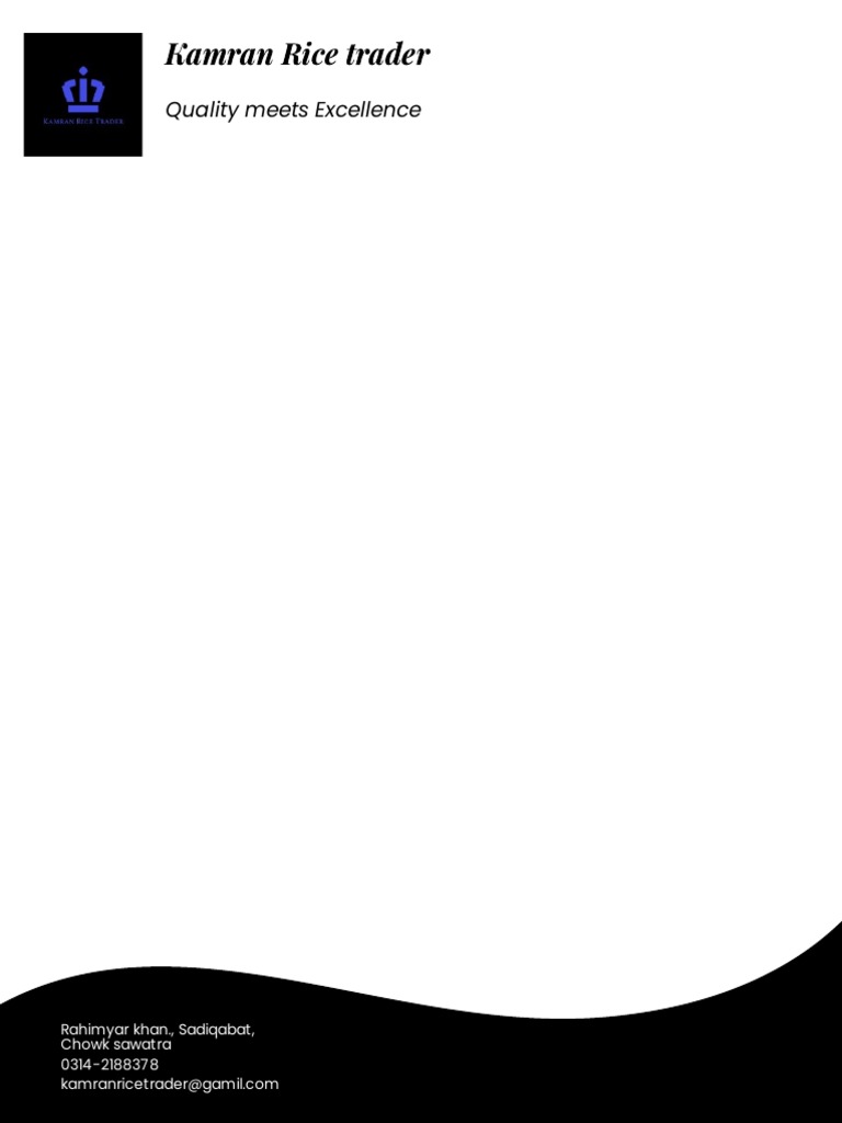 Blank Small Business Letterhead Template | PDF