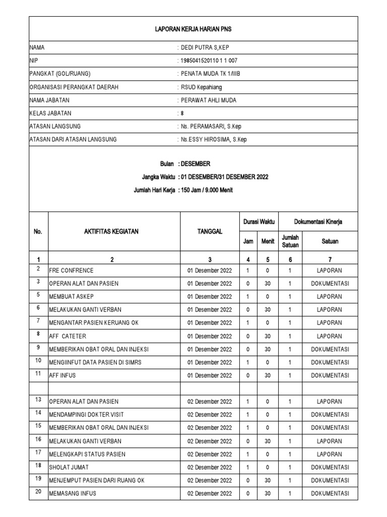 LKH Dedi Desember | PDF