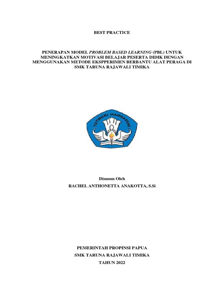 Best Practices Meningkatkan Motivassi Peserta Didik OK | PDF | Karier & Perkembangan | Sains ...