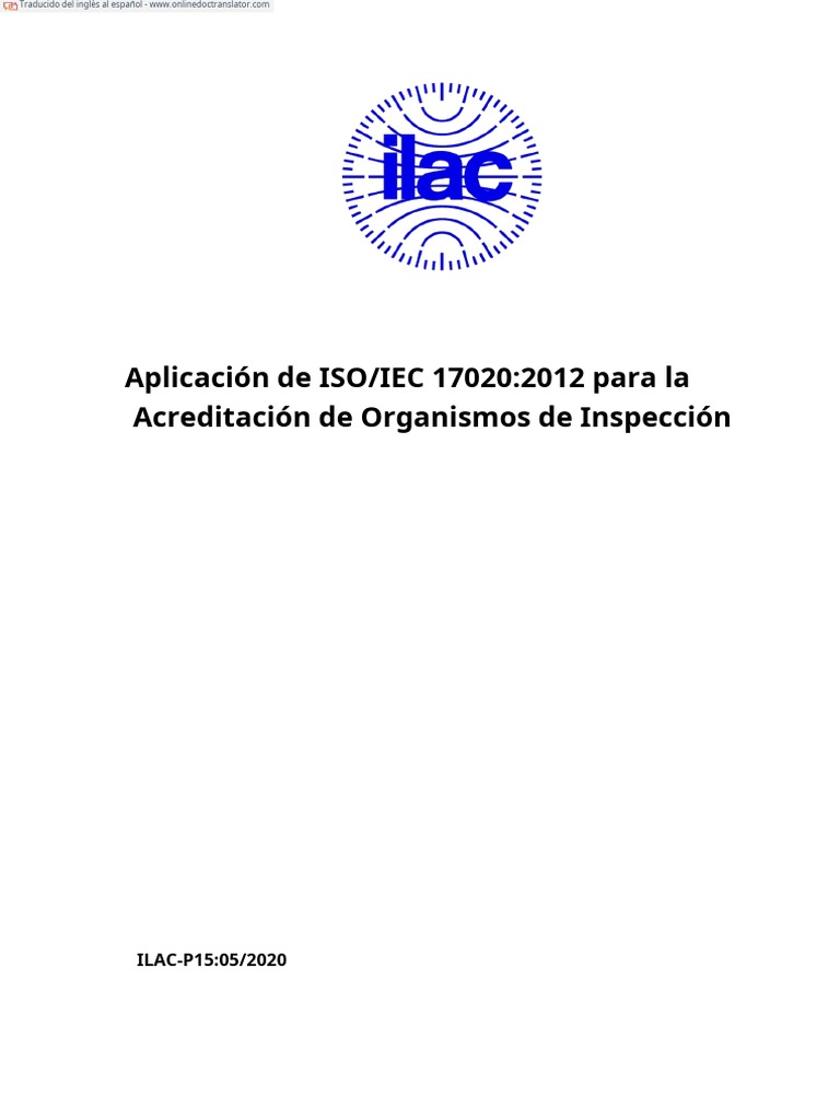 ILAC P15 Español | PDF