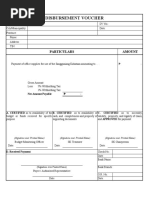 Disbursement Voucher Form | PDF