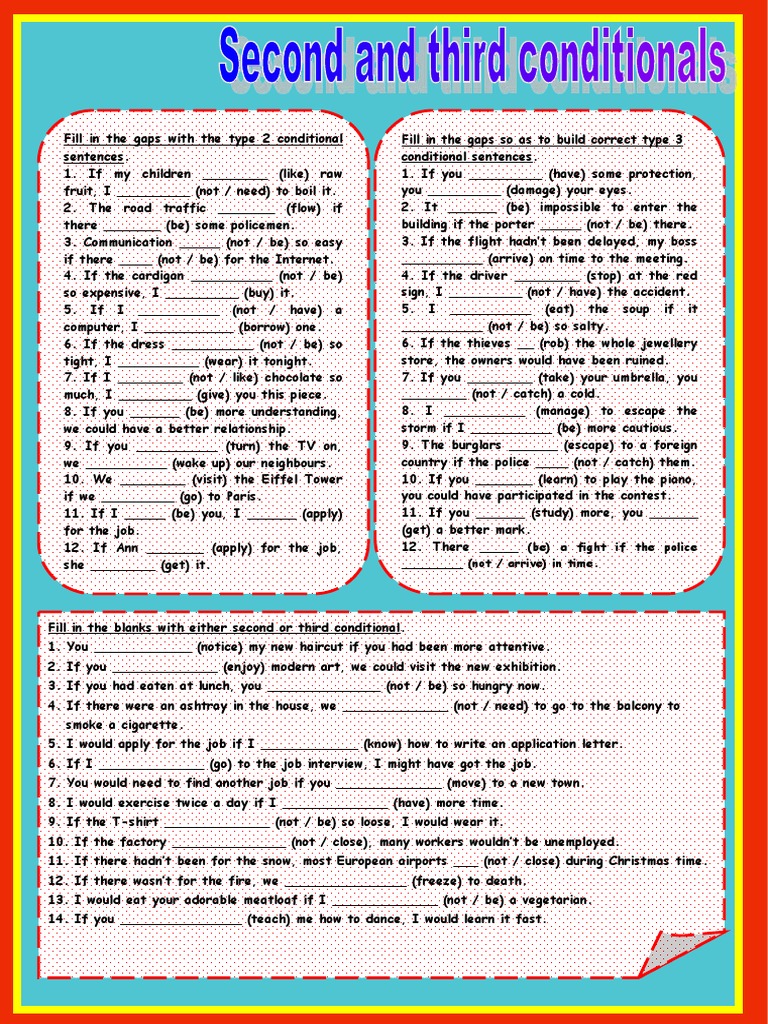 Second and Third Conditionals - 10146 | PDF | Language Arts & Discipline | Foreign Language Studies