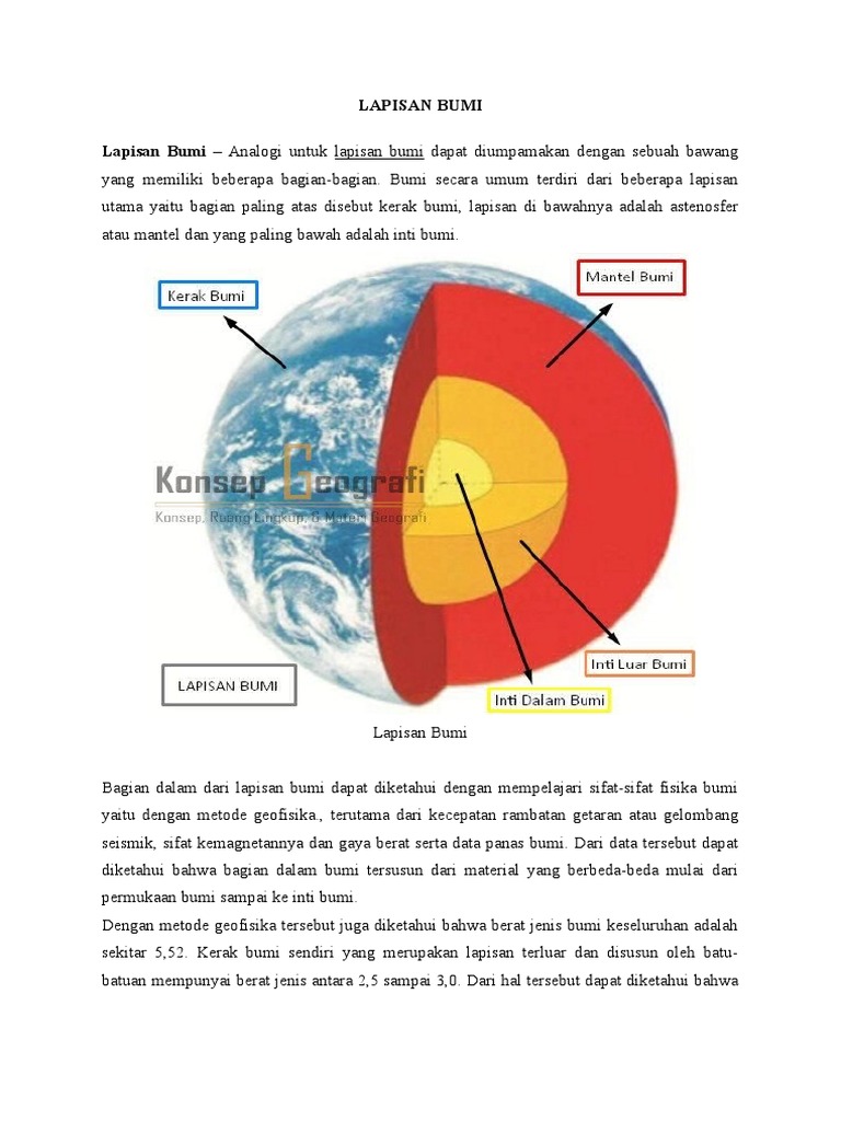 Lapisan Bumi | PDF
