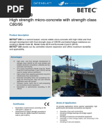 Webertec 301 Non-Shrink Grout Data Sheet | PDF | Concrete | Composite ...
