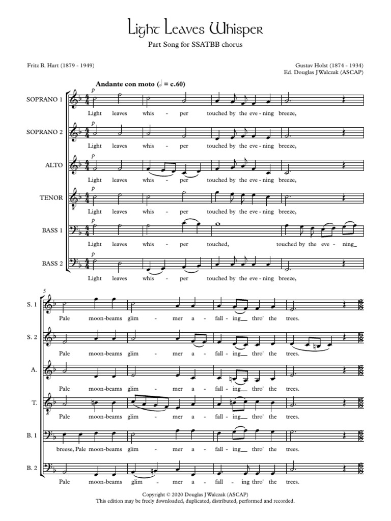 Light Leaves Whisper | PDF